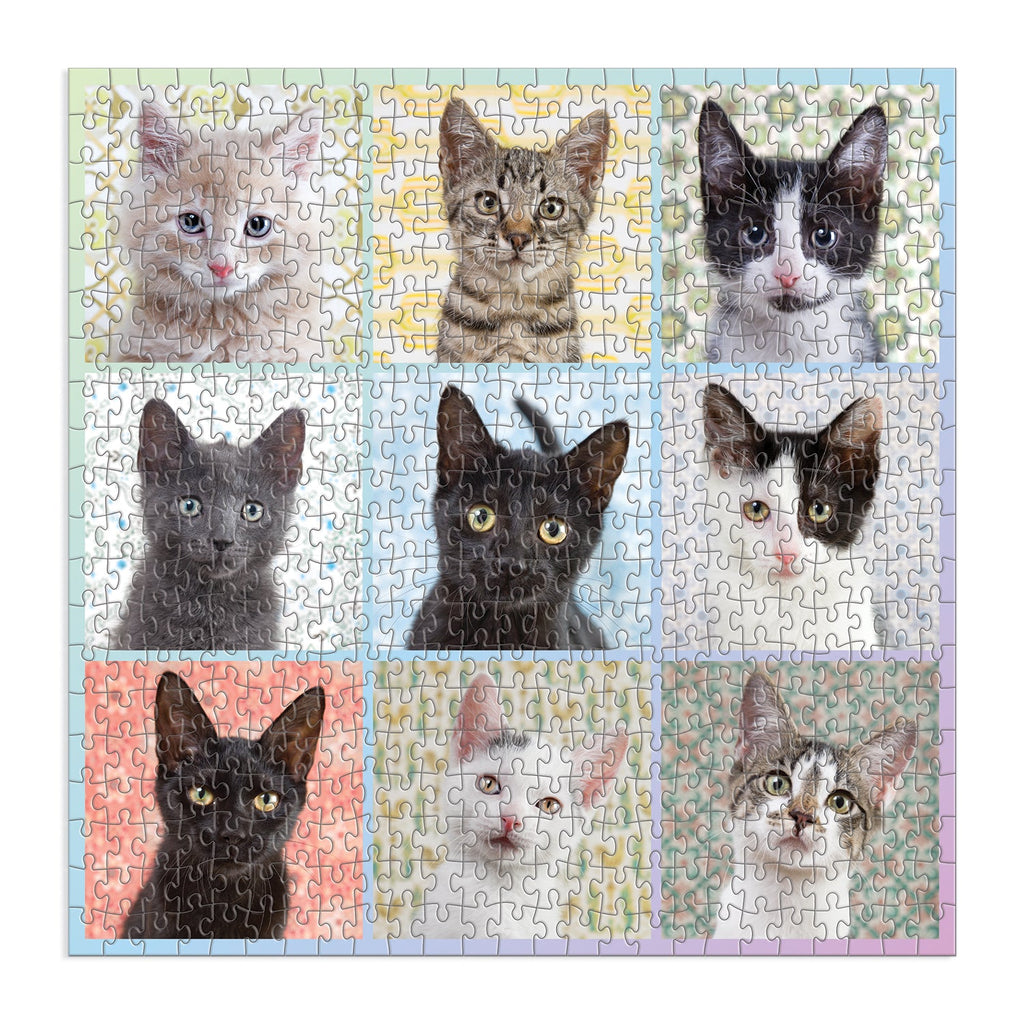 Good Puzzle Co. Cat Portraits 500pc Puzzle – Galison