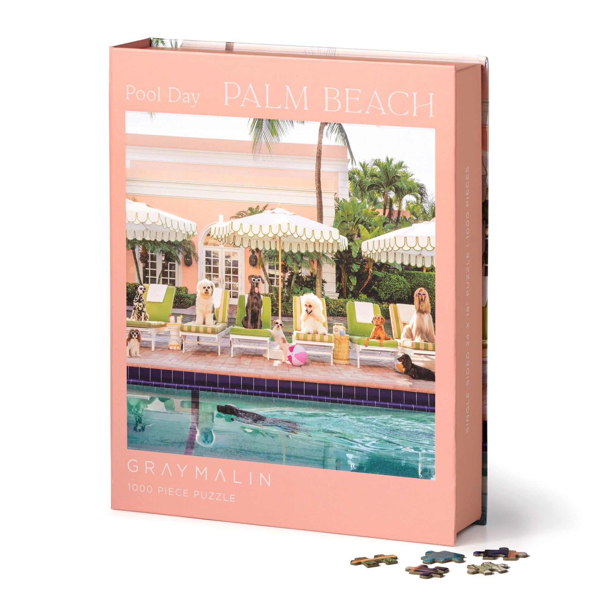 Gray Malin Pool Day Palm Beach 1000 Piece Book Box Puzzle – Galison