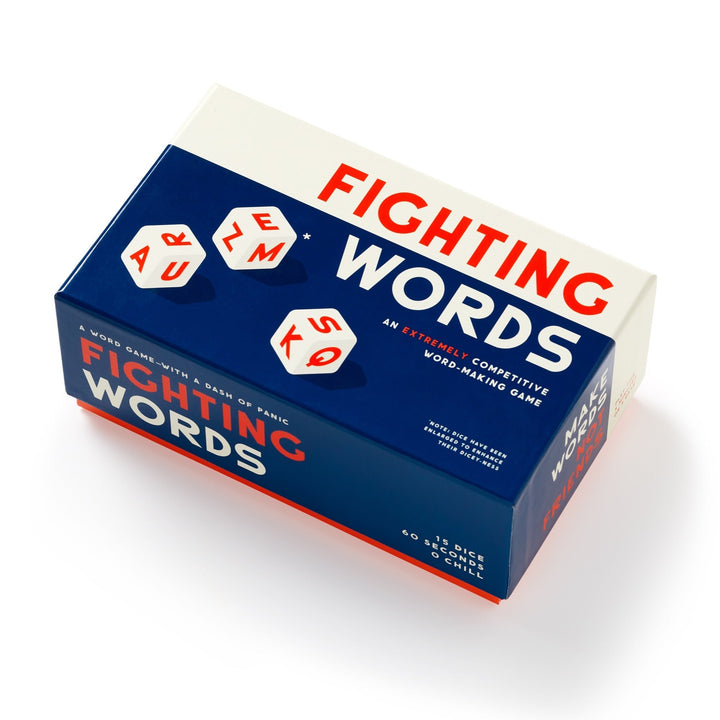 Fighting Words Dice Game | Fast-Paced Word Play | Galison