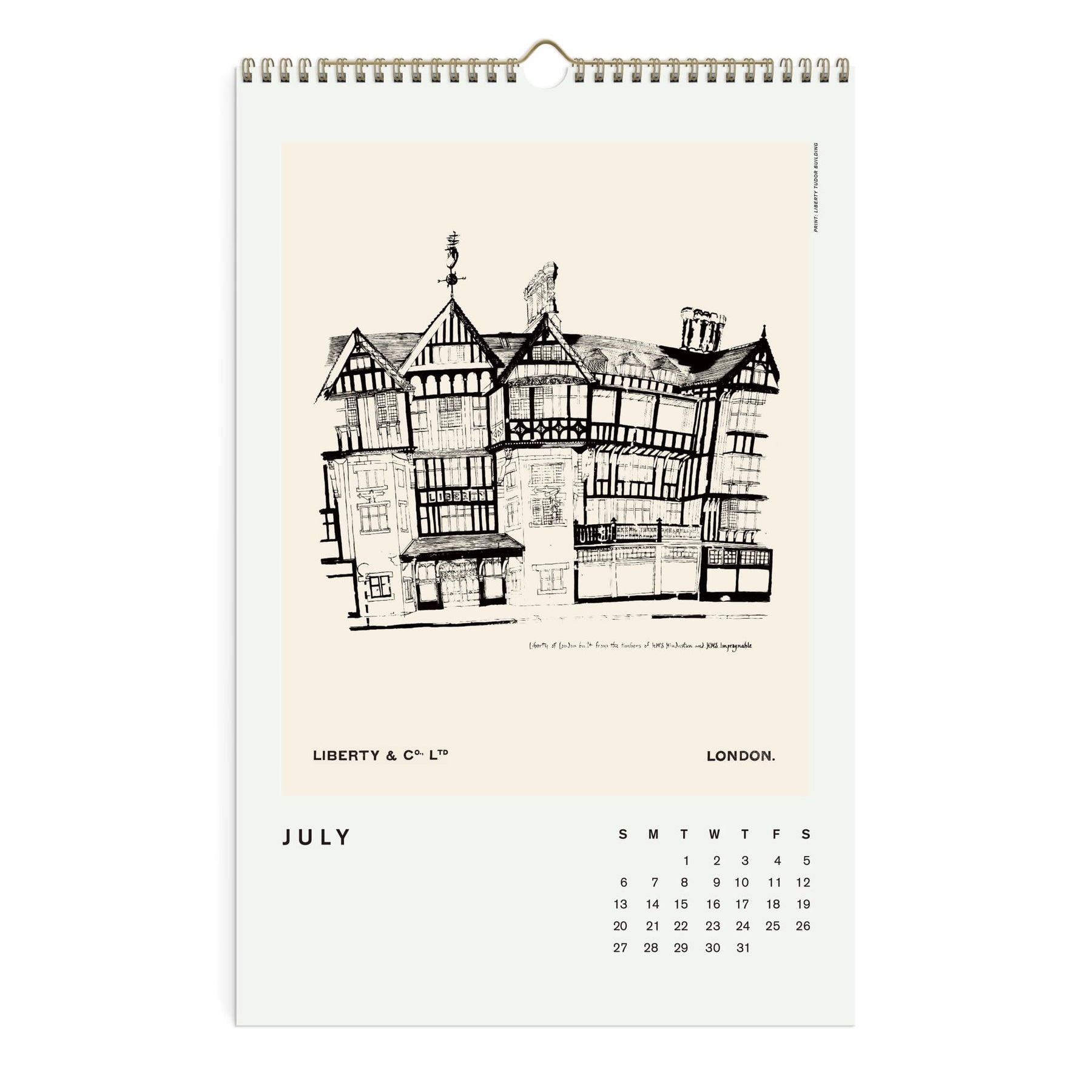 Liberty 2025 Wall Calendar – Galison