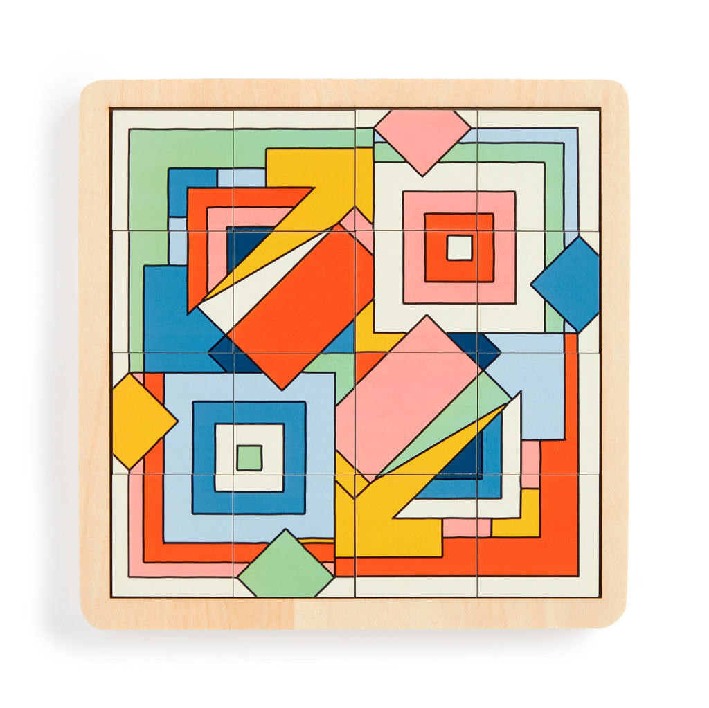 Frank Lloyd Wright Imperial Hotel 2-in-1 Sliding Wood Puzzle – Galison