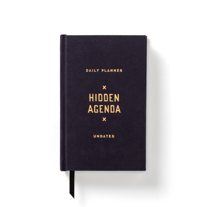 Hidden Agenda Undated Mini Planner from Brass Monkey Goods | Galison