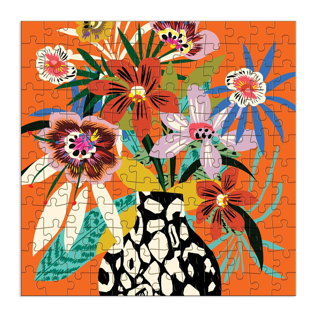 Kitty McCall LeopardÊVase 144 Piece Wood Puzzle | Galison