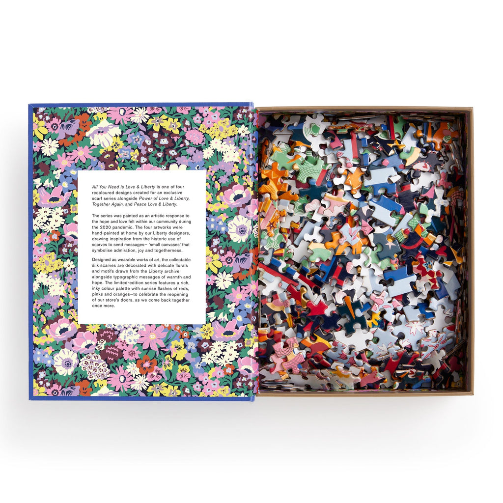 Liberty All You Need is Love 500 Piece Book Puzzle – Galison