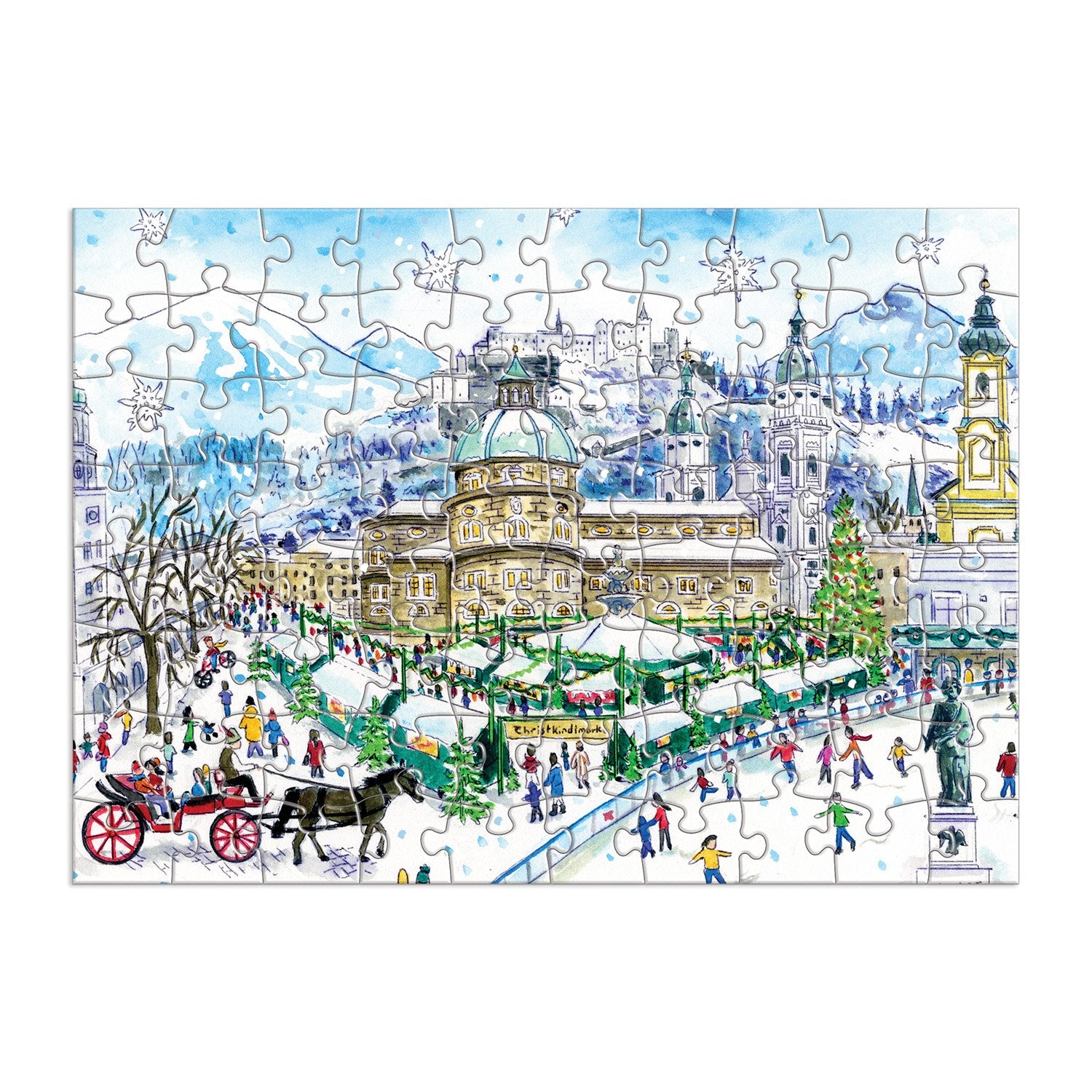 Advent Puzzle Galison, Michael Storrings Christmas Market Jigsaw Puzzle ...