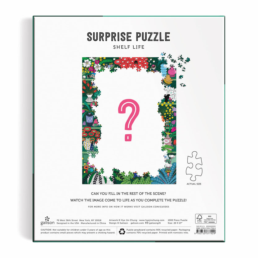 Shelf Life 1000 Piece Surprise Puzzle – Galison