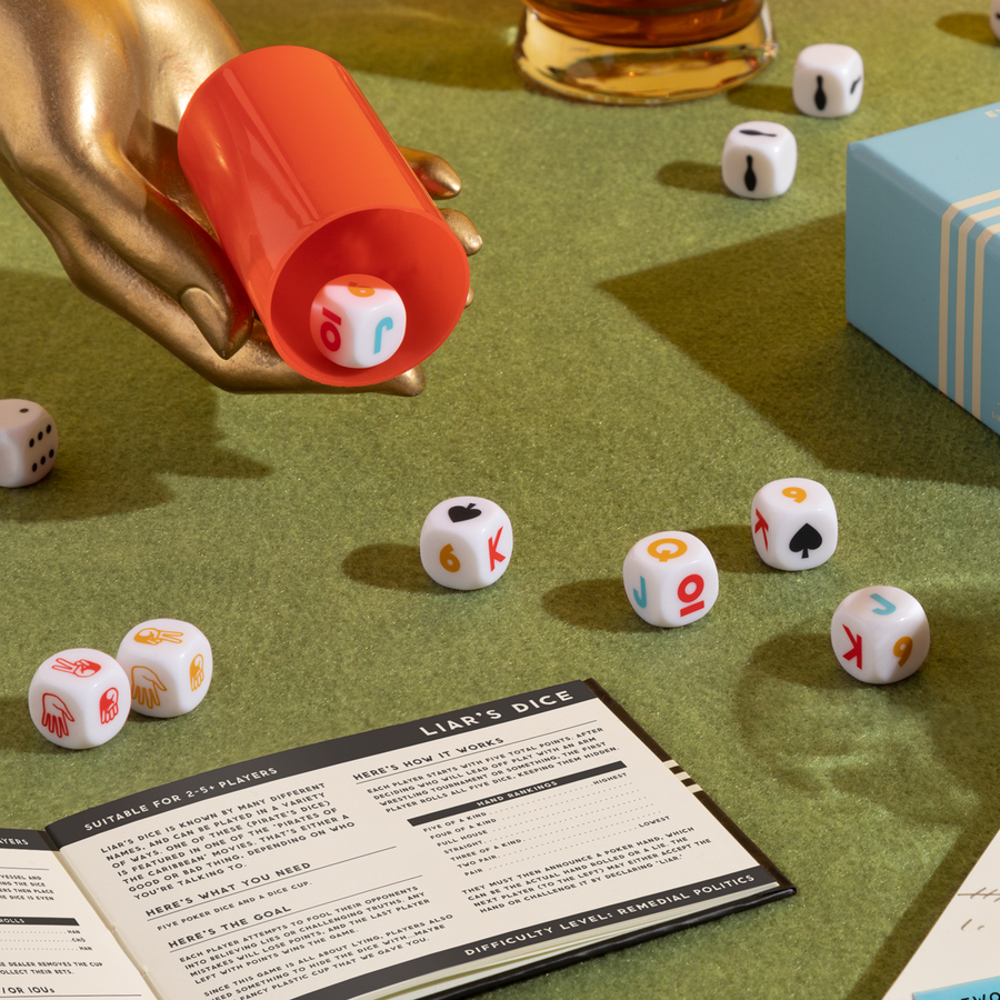 That's How We Roll Dice Game Set from Brass Monkey Goods | Galison