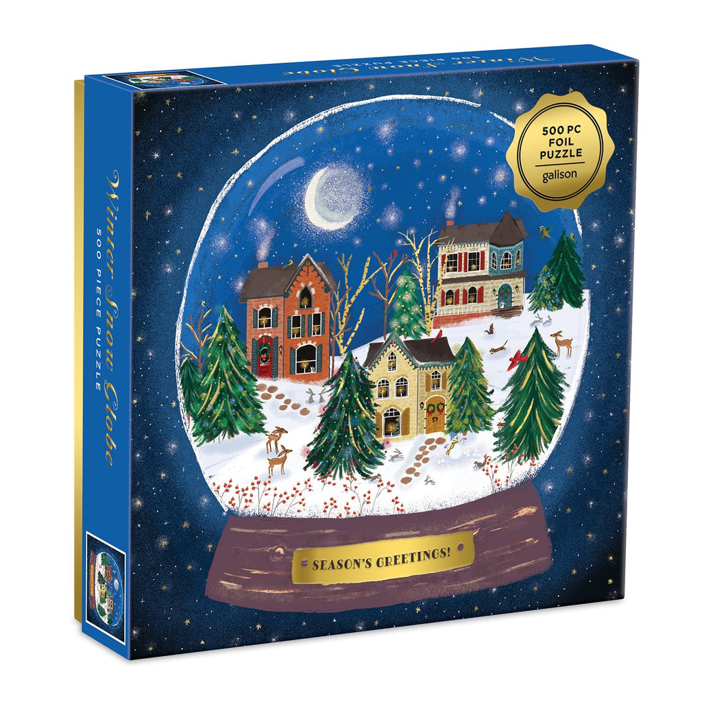 Winter Snow Globe 500 Piece Jigsaw Puzzle | Galison